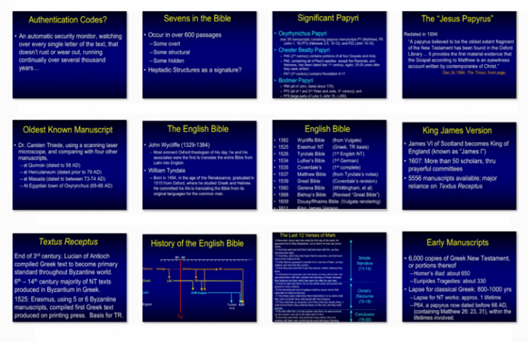 Free PDF File Notes On Chuck Missler’s “How We Got Our Bible” – Why God
