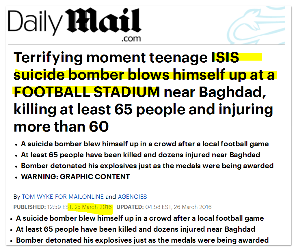 Bombing Coming To A Football Stadium – Prophetic Dreams And Words Given ...
